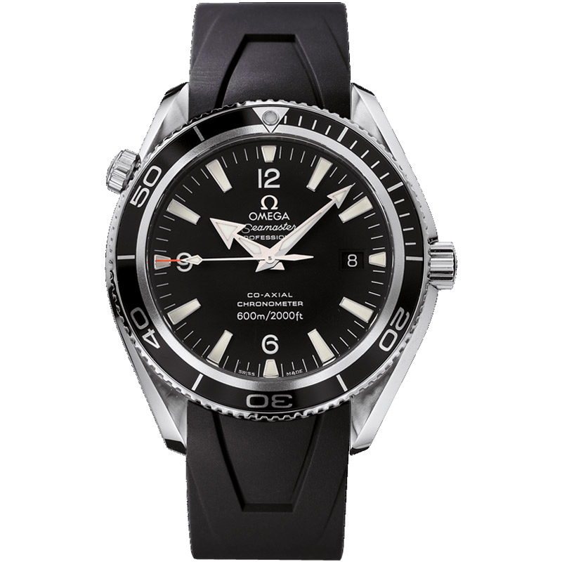 Omega Seamaster Planet Ocean Black Dial Helium Valve Tang Buckle