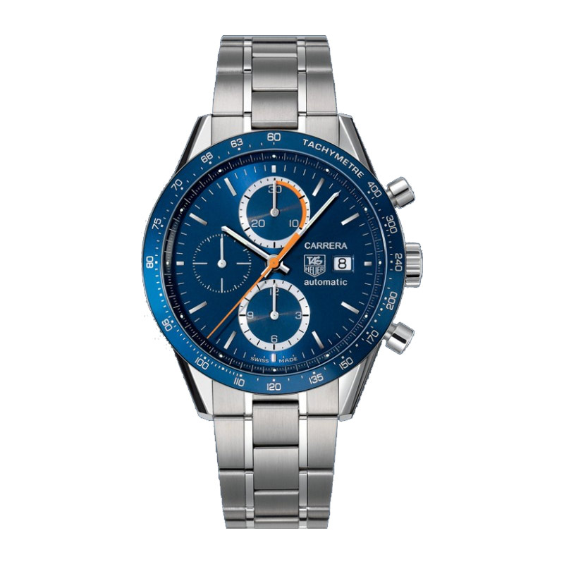 Tag Heuer CV 2015 40th Anniversary Blue Dial Men's Watch